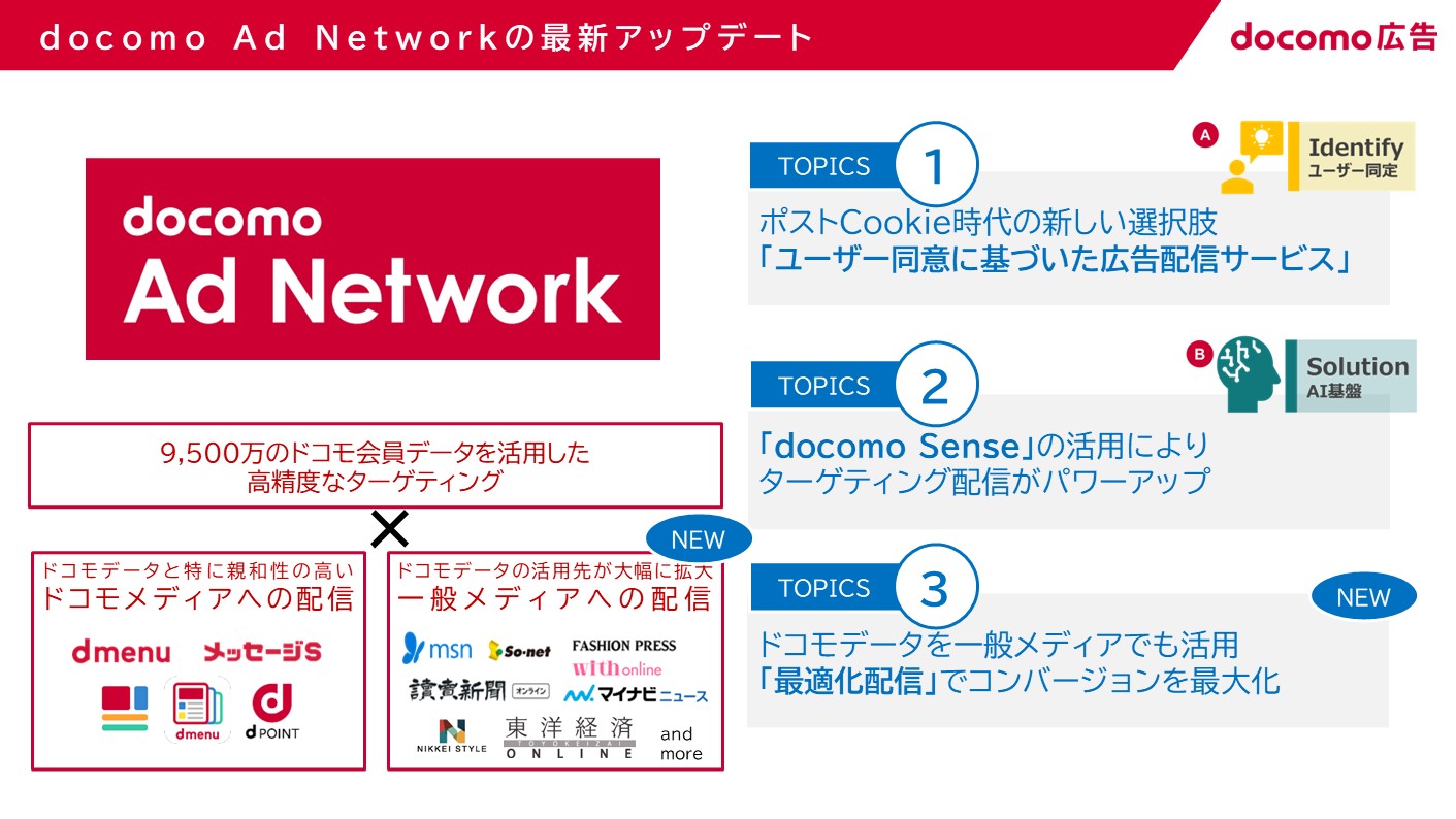 【ウェビナーレポート】ドコモデータを活用したOneIDマーケティング～9,500万人のドコモIDの可能性とは～ | CANVAS（キャンバス）